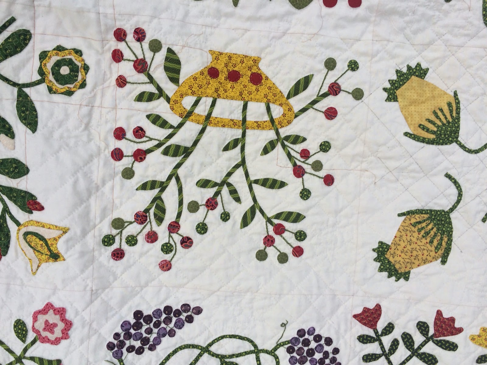 Humble Quilts: Beyond the Cherry Tree-Slow Going