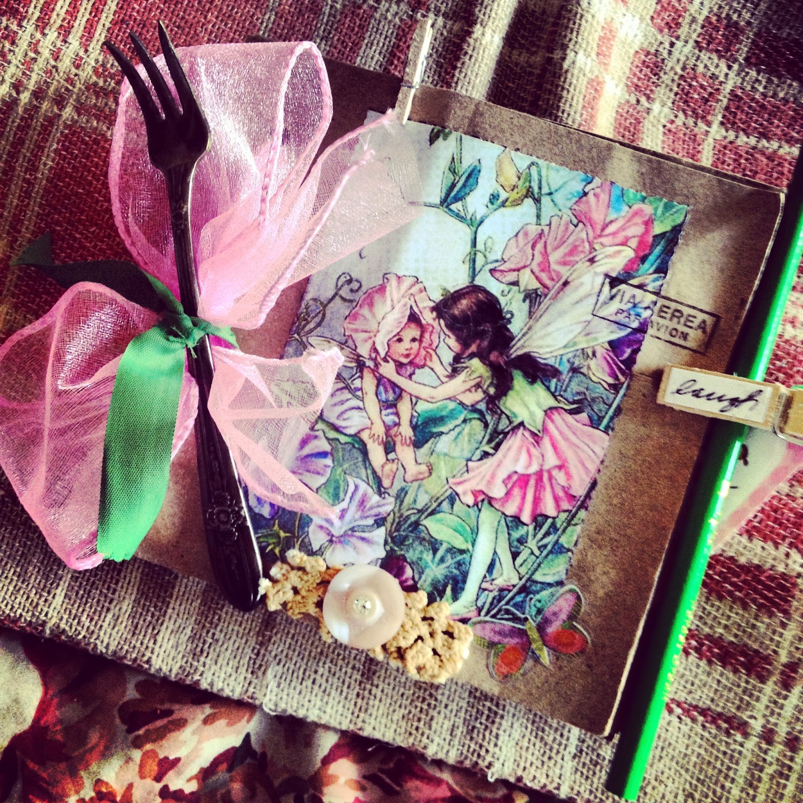 vintagesusie & wings: Paper Bag Fairy Journals DIY