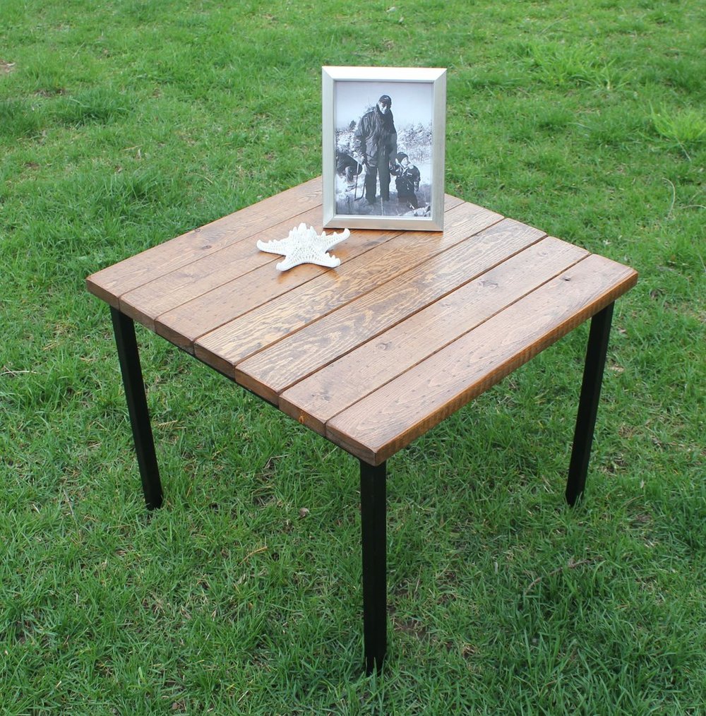Klubbo Fjellse Slats Vintage Industrial Table Ikea Hackers Ikea Hackers