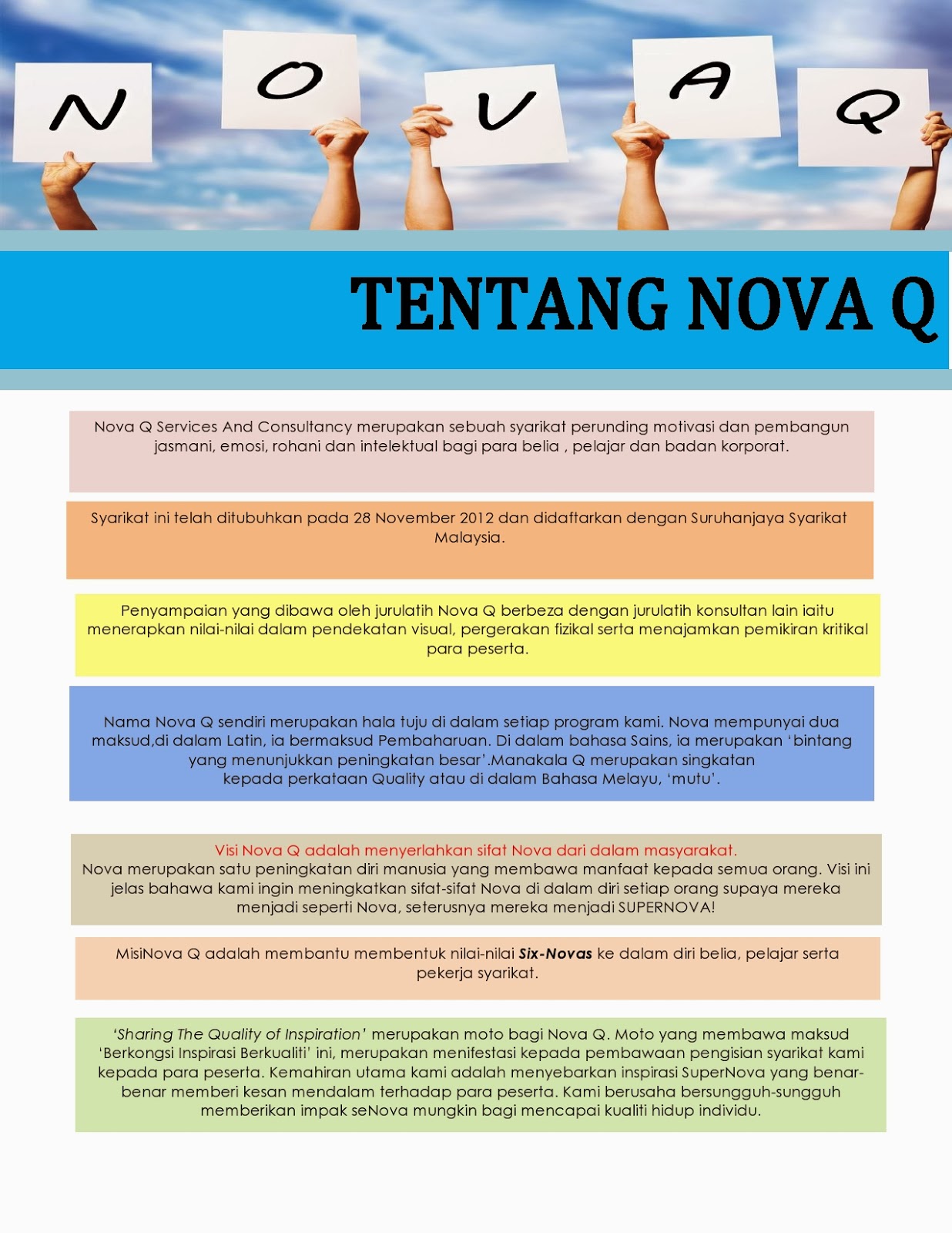 Nova Q Services And Consultancy ~ Nova Q Services