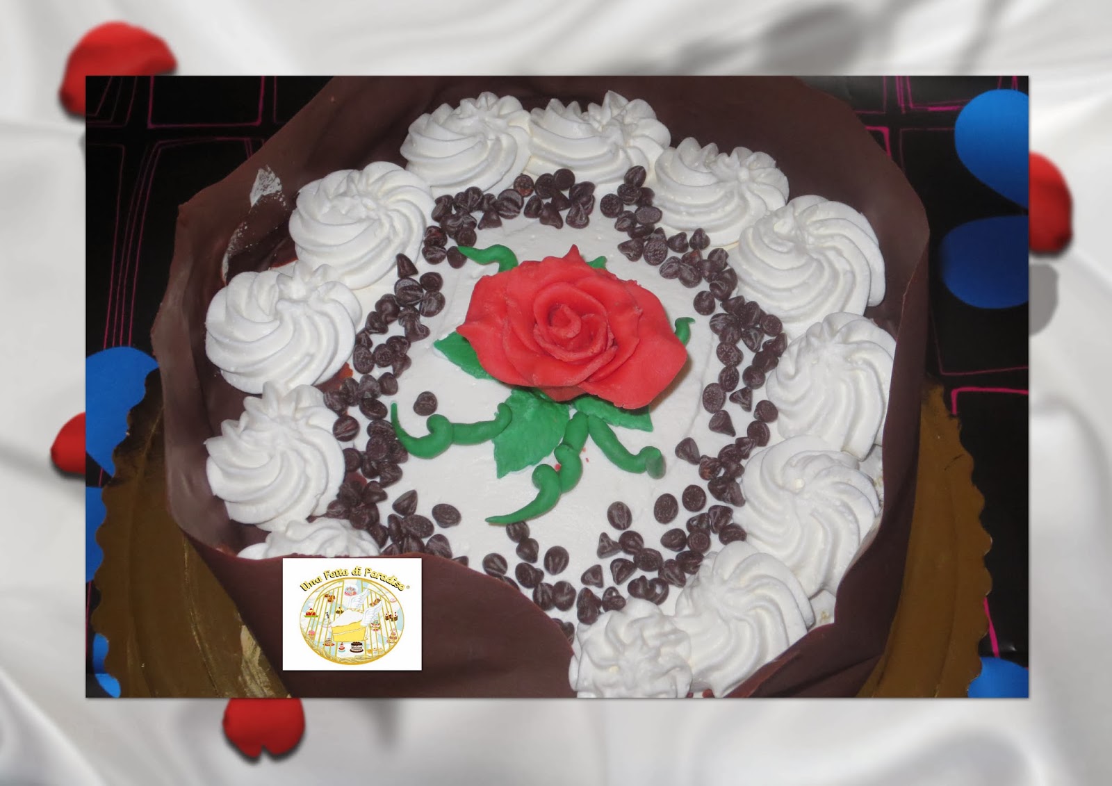 Ora voglia di lavorare il fondente proprio non l’avevo, così hopensato ...