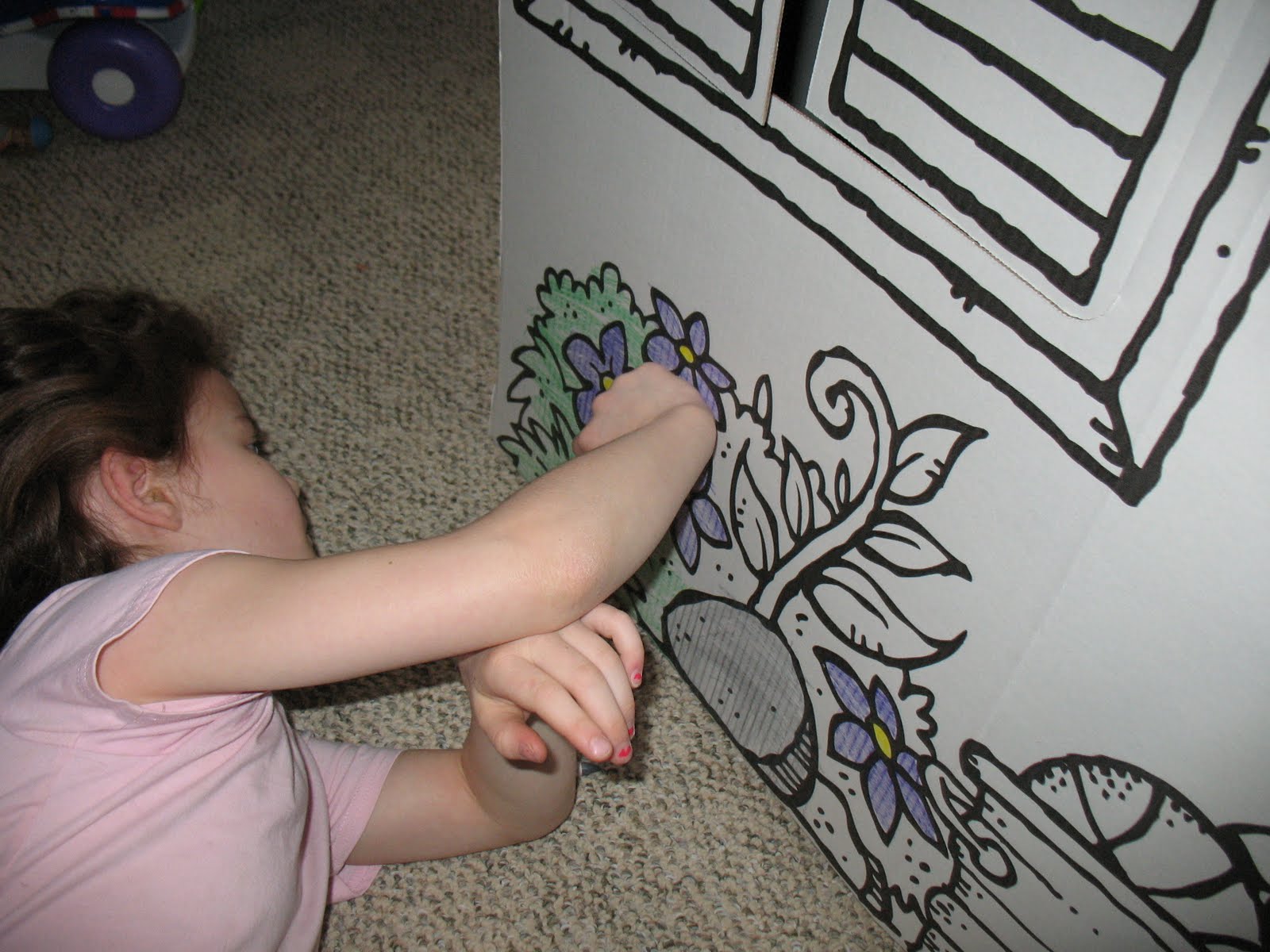 Fuller Fun: Cardboard Coloring