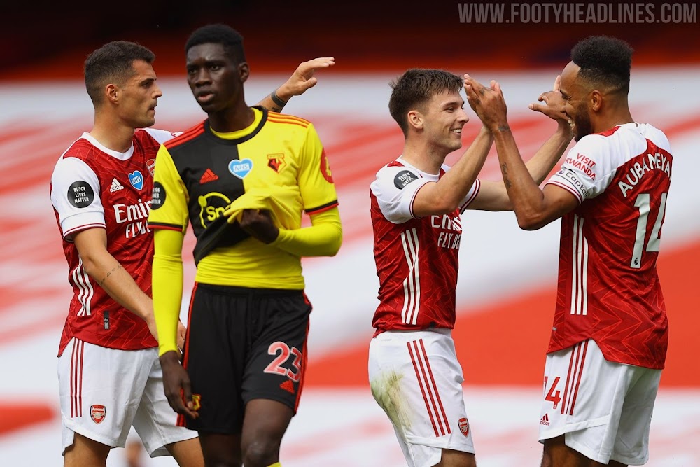 Amazing In All-Red: On Pitch: Arsenal 2020-21 Home Kit - Footy Headlines