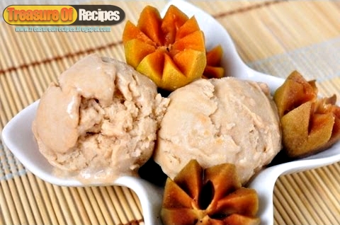 Sapota/Sapodilla (cheeko) Ice-cream | Treasure Of Recipes