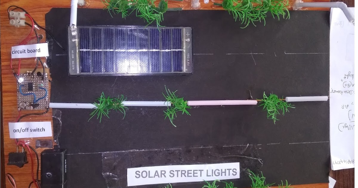 Live working projects for students: SOLAR STREET LIGHTS