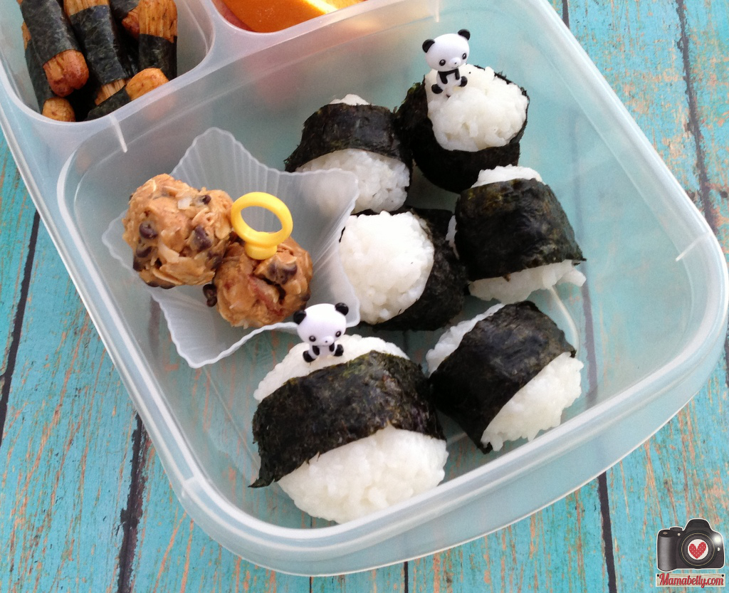 Mamabelly's Lunches With Love: Pandas and Onigiris
