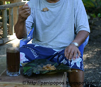 Samoa Food: Fa'ausi - Coconut caramel smothered fa'apapa