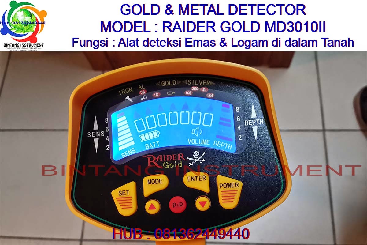 BINTANG INSTRUMENT : GOLD DETECTOR ALAT DETEKSI EMAS DALAM TANAH ALAT ...
