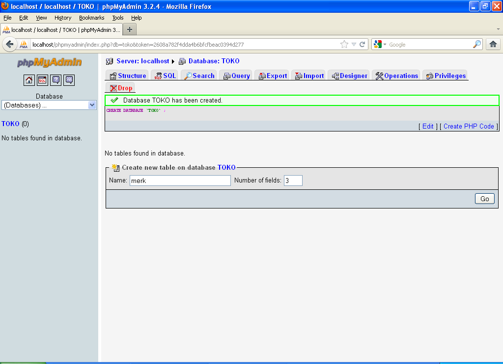 MY TECH: CARA MEMBUAT DATABASE DENGAN MySQL