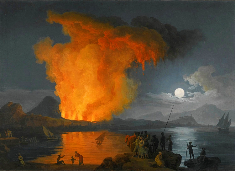 Gods and Foolish Grandeur: Eruption - paintings of Vesuvius by Pierre ...