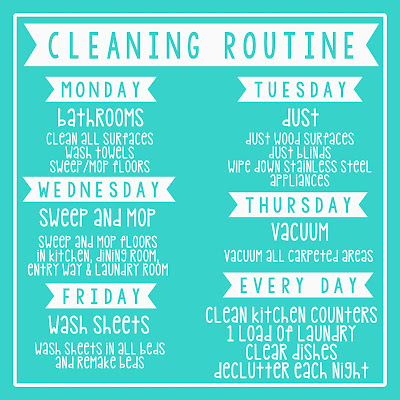 simple sisters: Simple Cleaning Routine