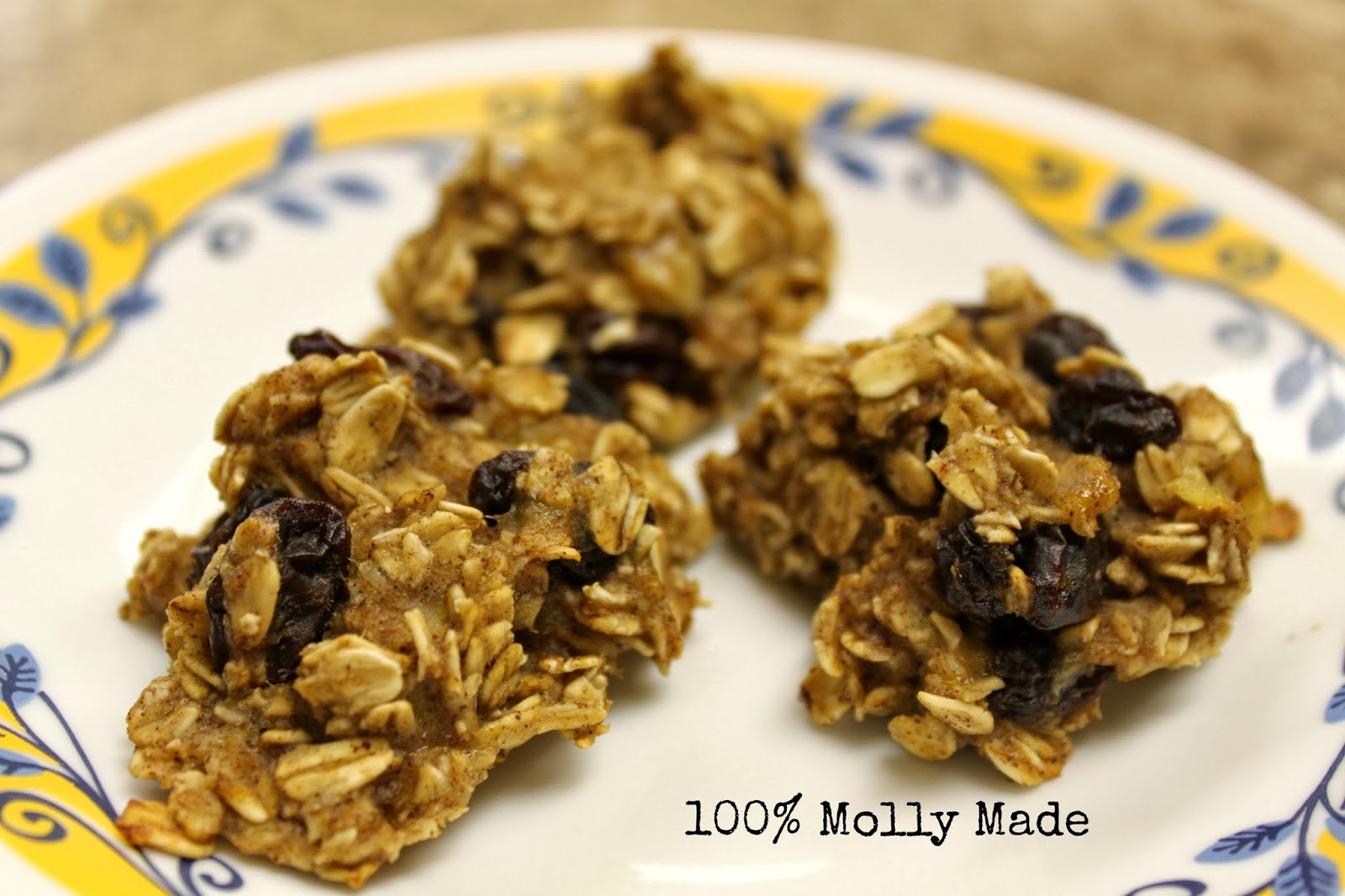 100% Molly Made: 4 Ingredient Daniel Fast Cookies