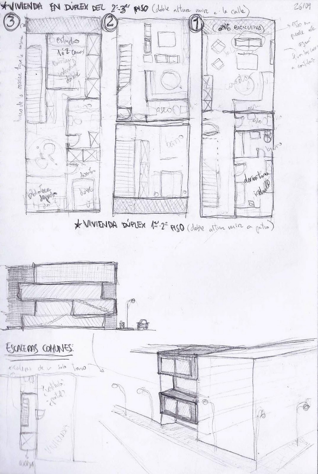 Viviendas en Holanda: 1_Viviendas en dúplex y nivel único_Idea inicial ...