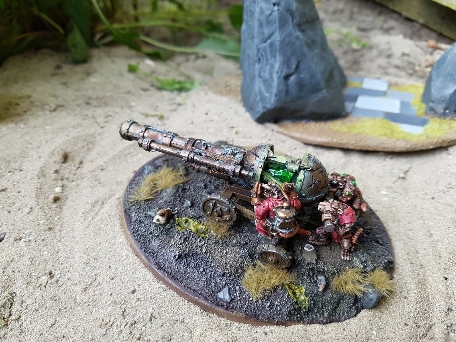 Another wargaming blog: Zzzzap! Finished Skaven Warp Lightning Cannon