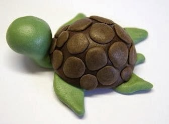 Tortuga de plastilina para hacer con niños ~ lodijoella