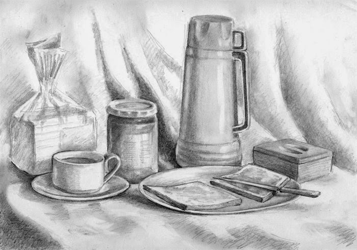 Drawings: Drawing Still life