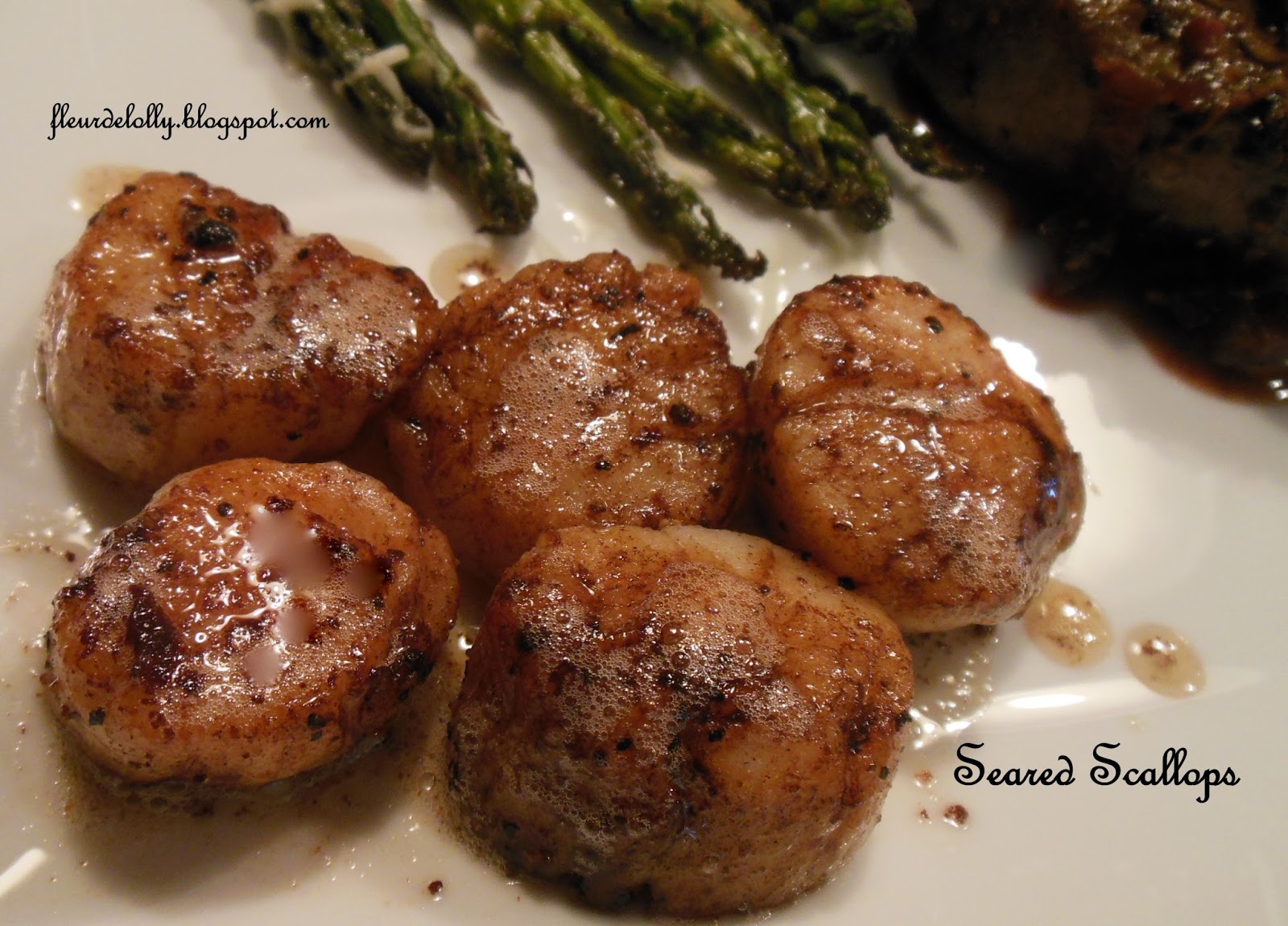 Fleur de Lolly: Surf & Turf (Seared Scallops / Filet Mignon with ...