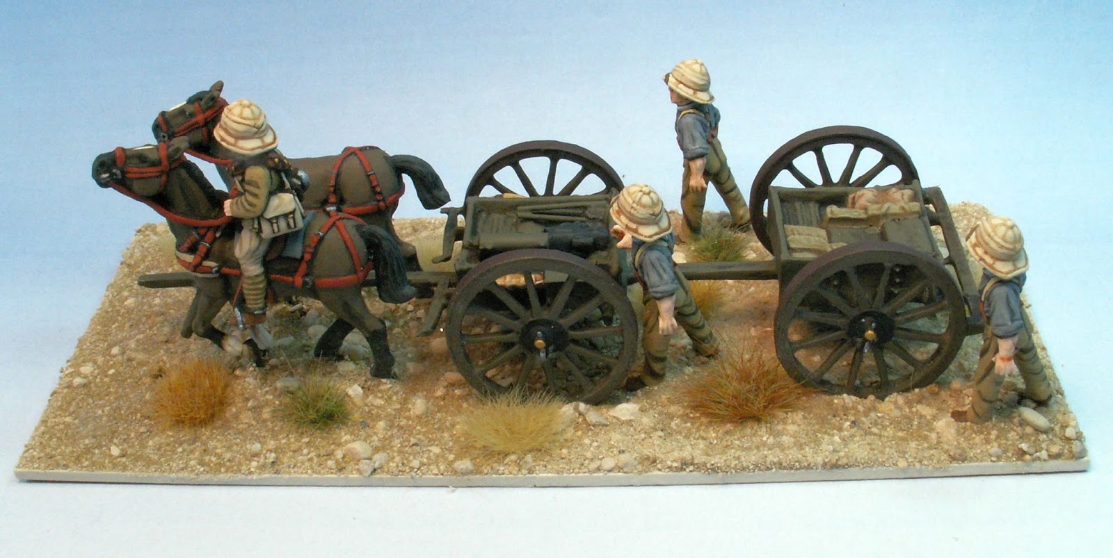 Over Open Sights: Limbered General Service Wagon.