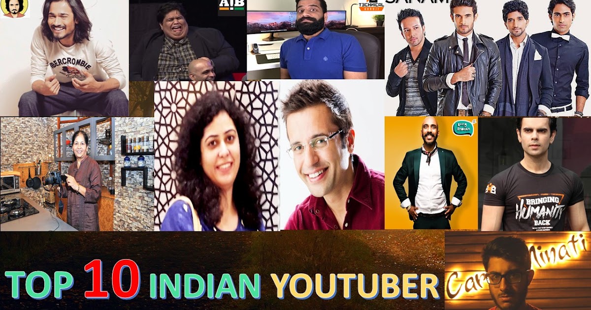 TOP 10 INDIAN YOUTUBER