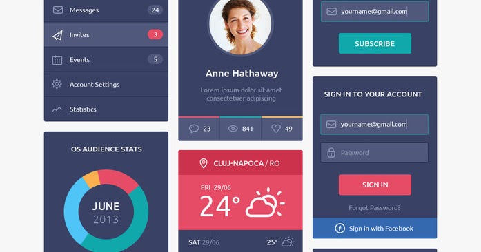 10 Flat Design Examples | Online Buzz