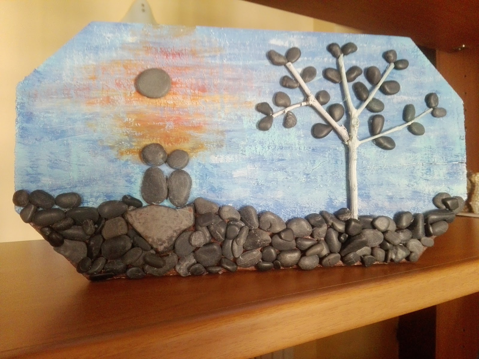 Quadretto con i sassi