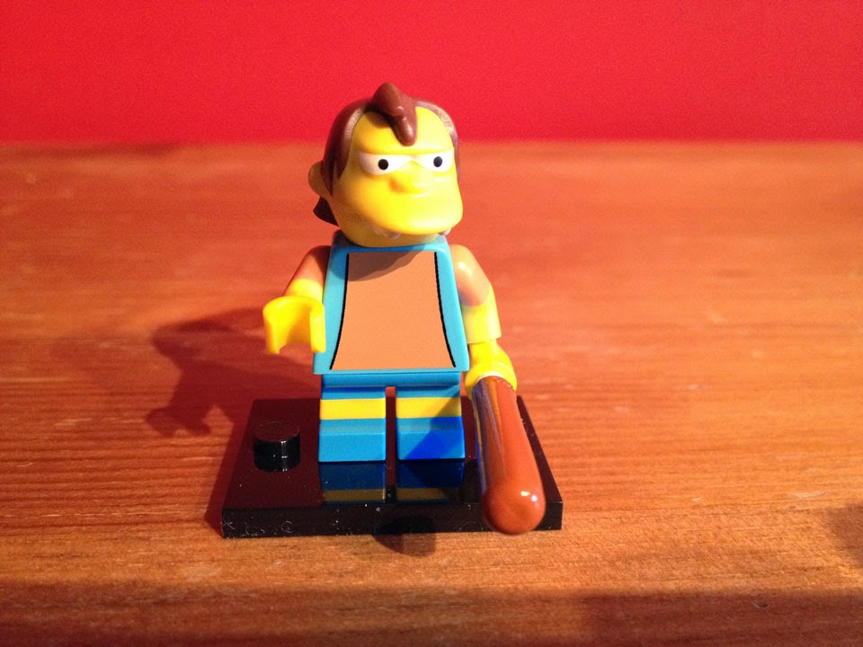 Fully Jointed Play Figures: Lego The Simpsons Nelson + Montreal ToyCon