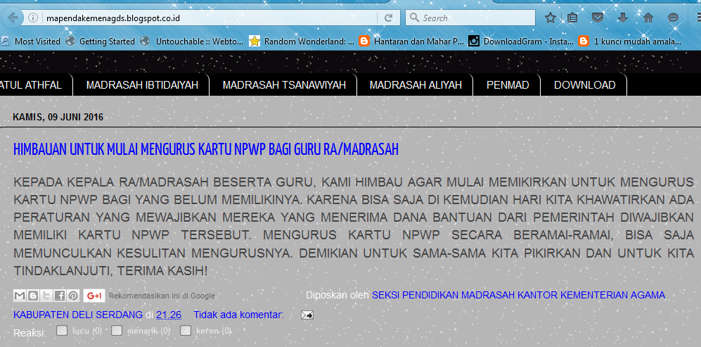MTs. AMIN DARUSSALAM: Cara Membuat NPWP Secara Online Update 2016 MTs. AMIN DARUSSALAM: Cara Membuat NPWP Secara Online Update 2016