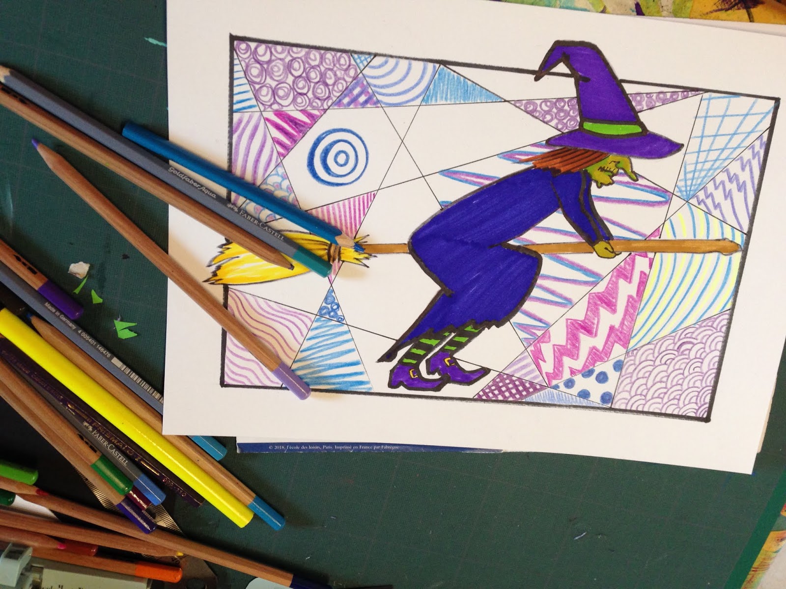 La boite à idées de l' atelier 3B* * *: Sorcière en graphisme