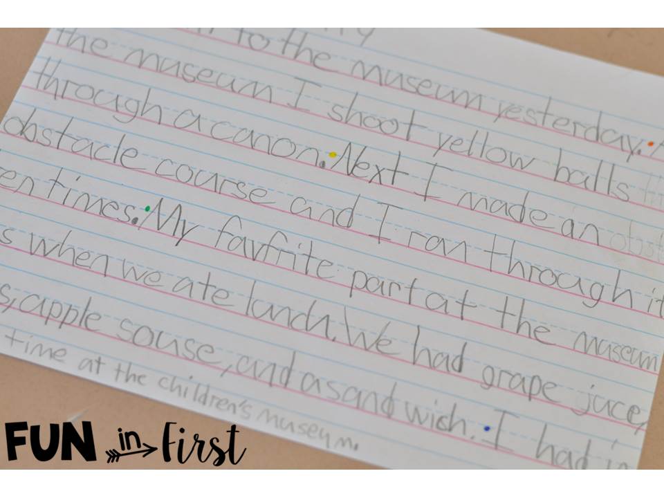 Write the Rainbow {An Organizational Tool for Writing} - Fun in First