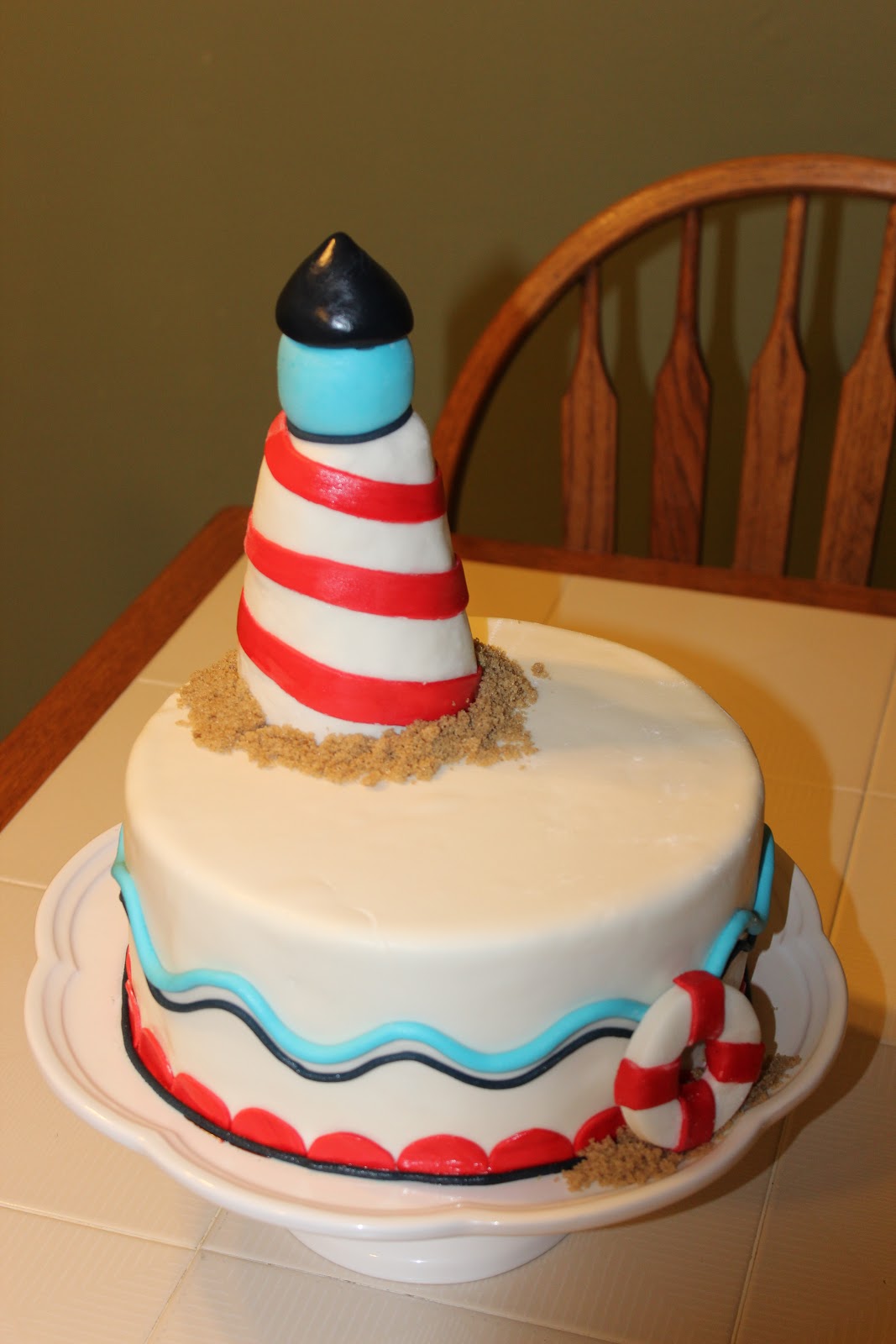 Cake Flair: Lighthouse Cake