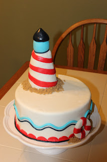 Cake Flair: Lighthouse Cake