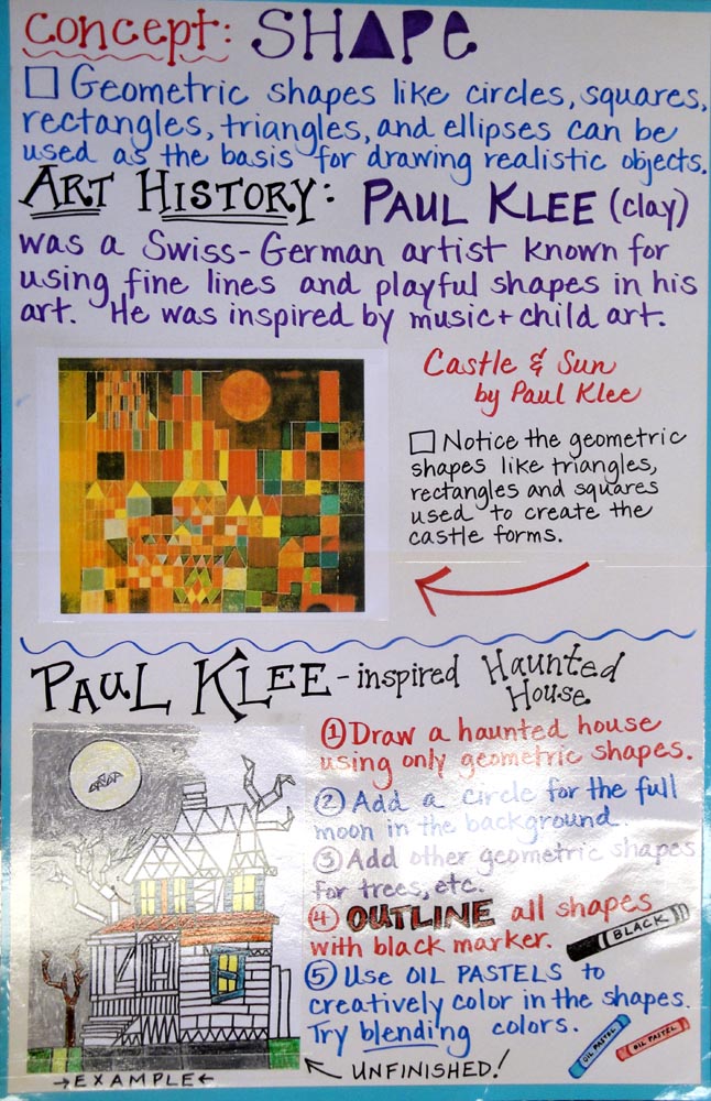 Lines from the Art Room: Shape Project Posters