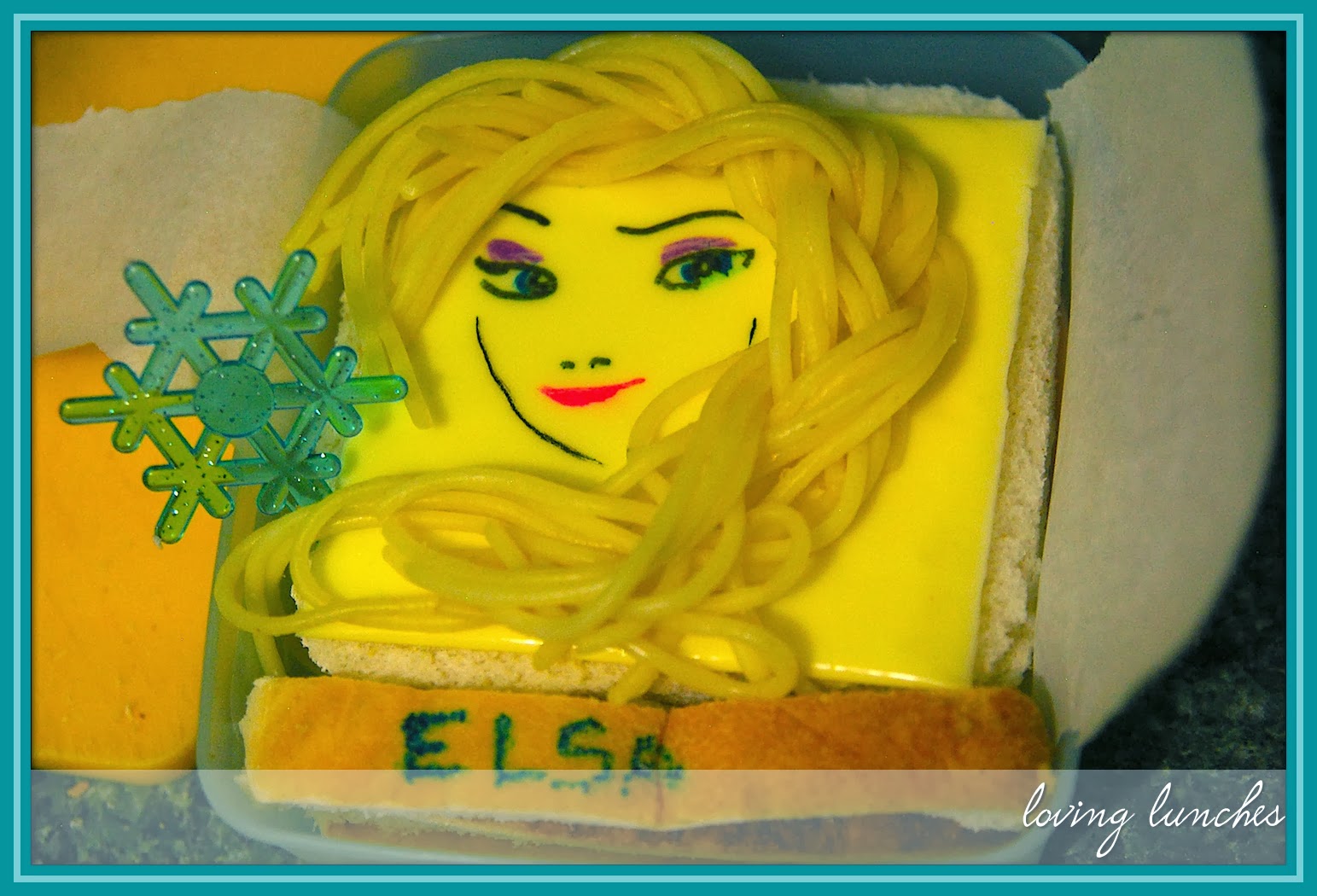 Loving Lunches: Frozen Elsa Lunch