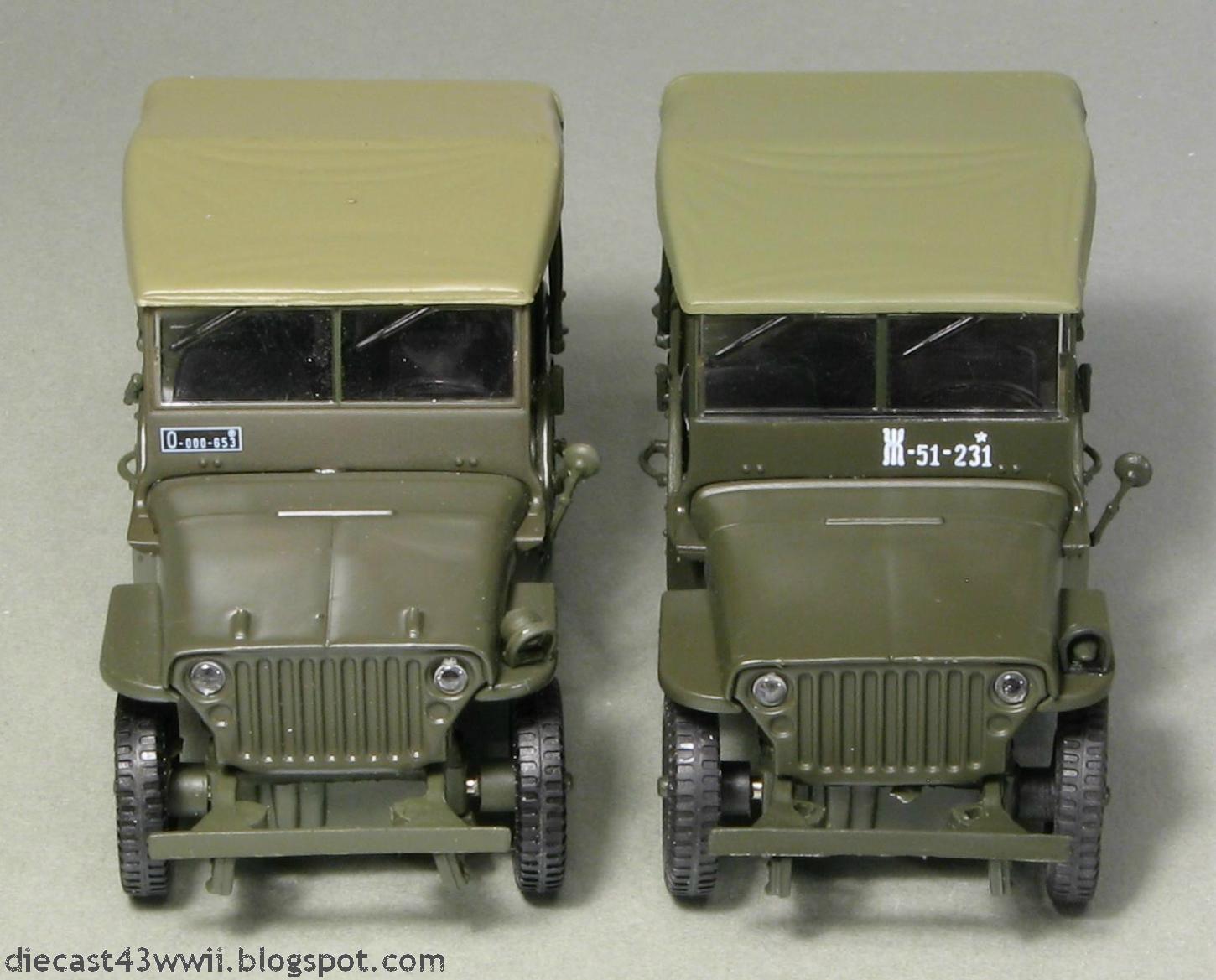 Military scale models: Willys MB/Ford GPW Red Army. De Agostini