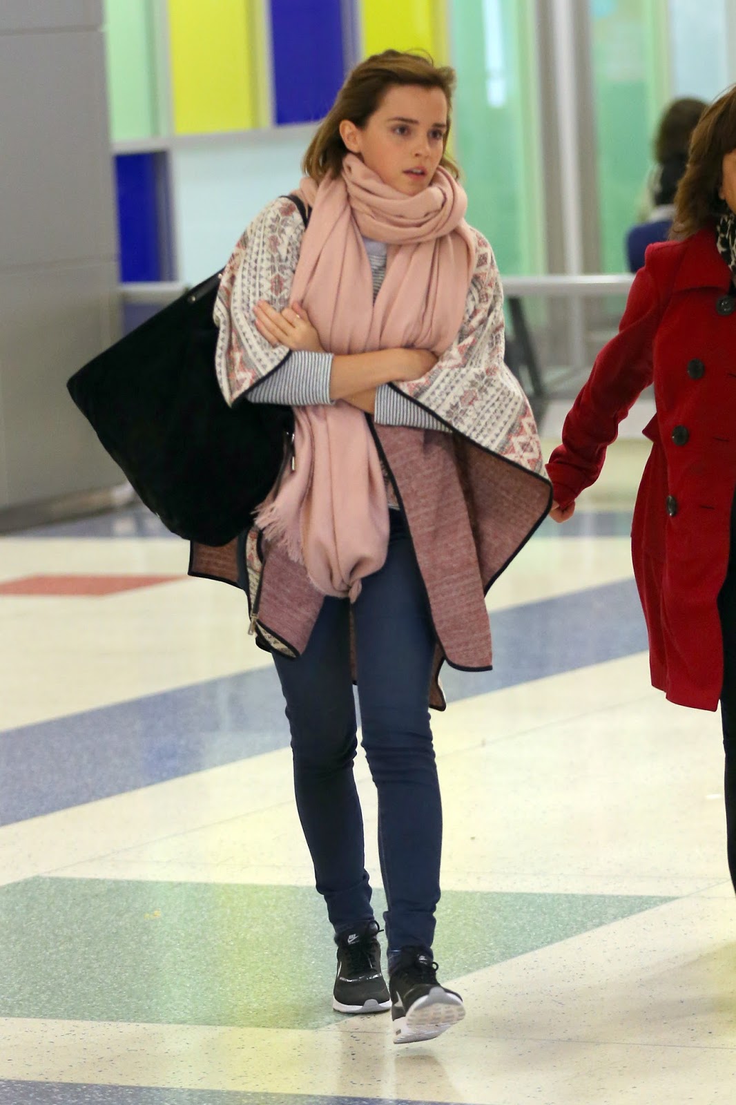 Emma Watson: Emma Watson at JFK airport [April 03, 2016]