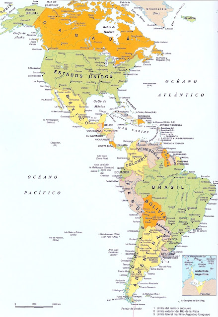 Amerika - Hartat Gjeografike të Amerikës - Shqipëria Express