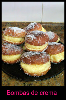 Recetuques de Evy.: Bombas fritas de crema