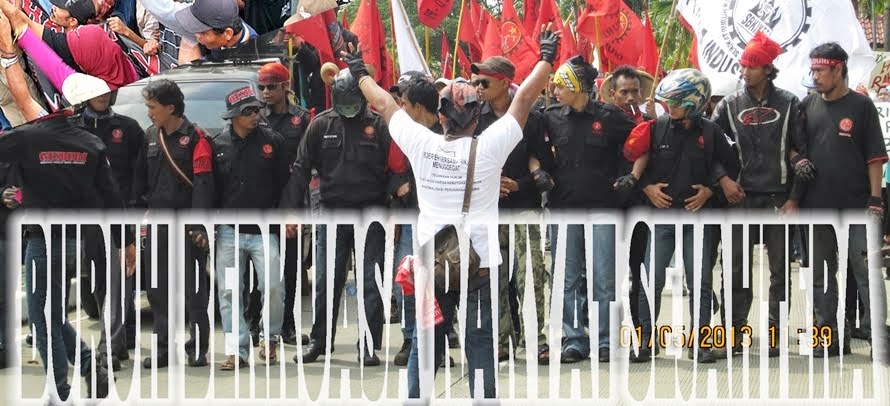 MILITAN GESBURI: AKSI MOGOK KERJA PT. DETPAK INDONESIA DIGELAR