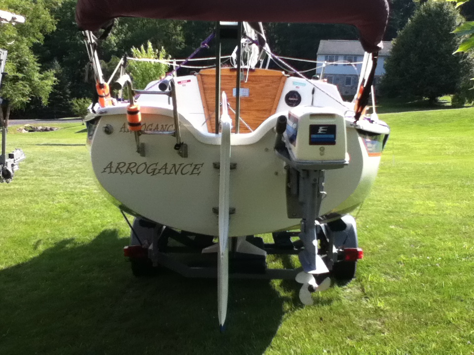 At The Helm: Seaward Fox; ARROGANCE's Outboard Motor and Mount Change