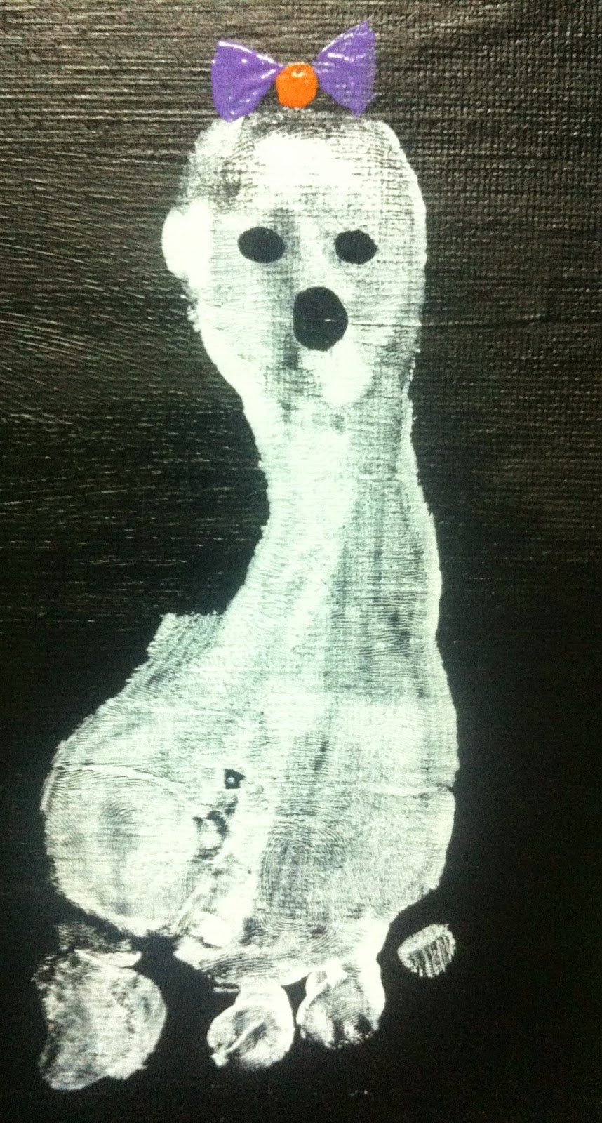 Yoke: Halloween Footprint Canvas Art