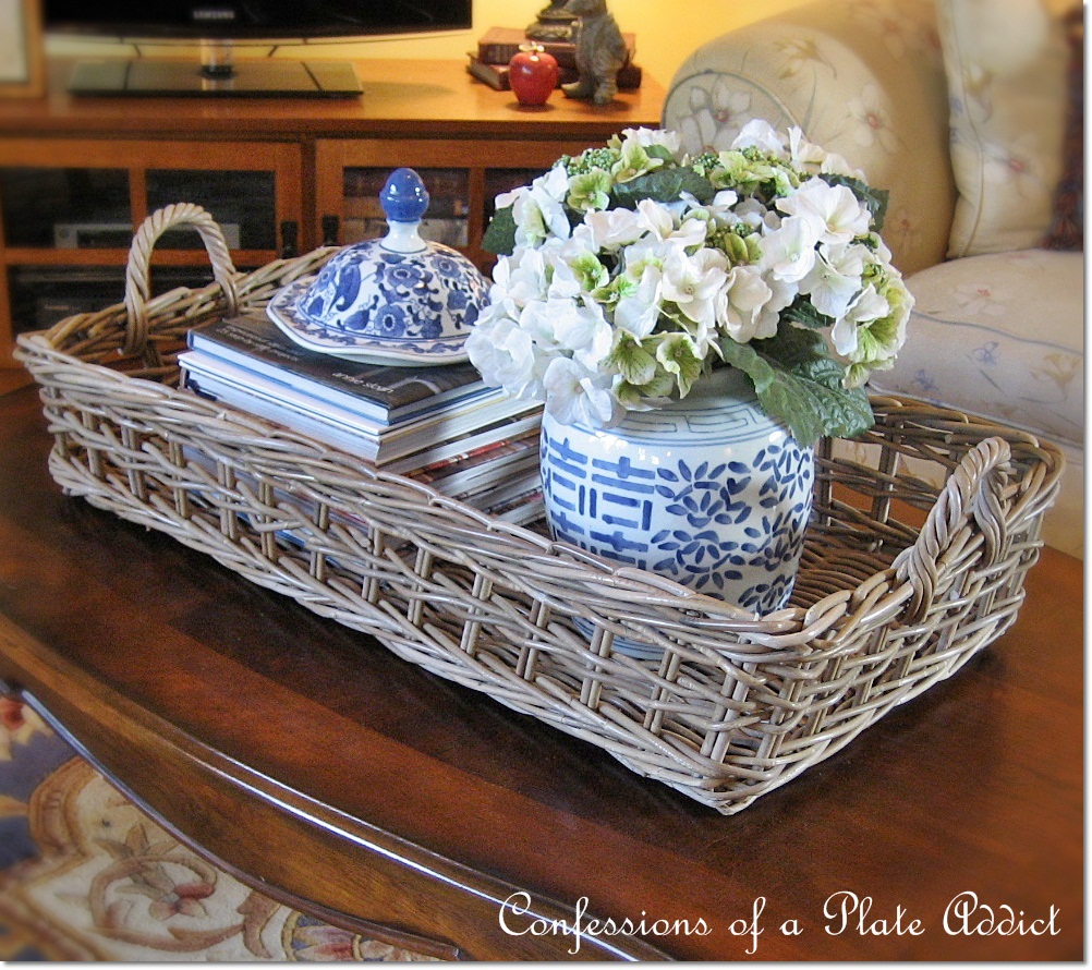 CONFESSIONS OF A PLATE ADDICT: Pottery Barn Inspired Rustic Coffee ...