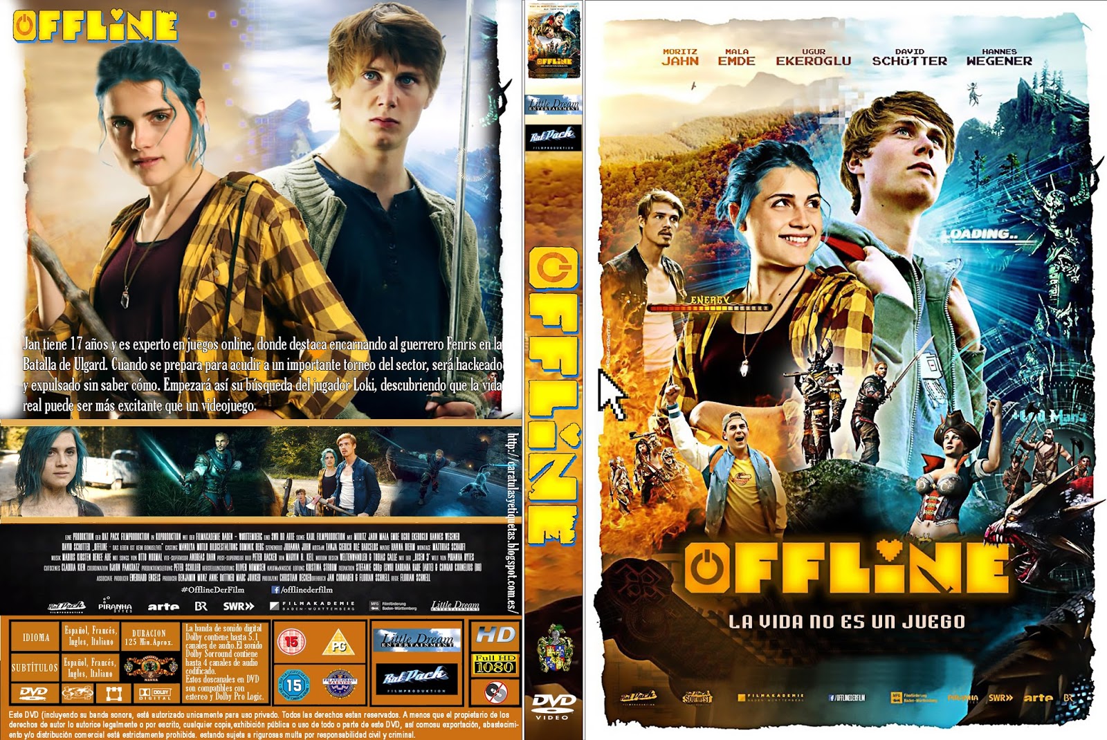 Caratulas y etiquetas: Offline