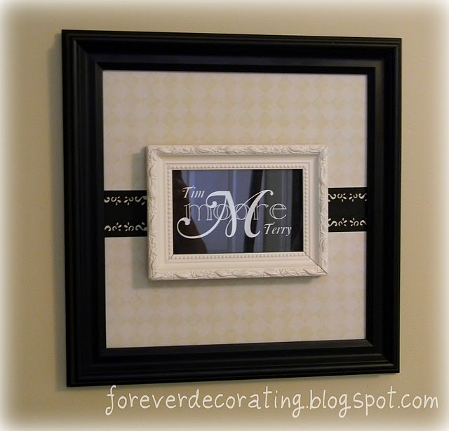 [Frame Fanatic]: [Frame Friday: Double Frame Art by Forever Decorating]