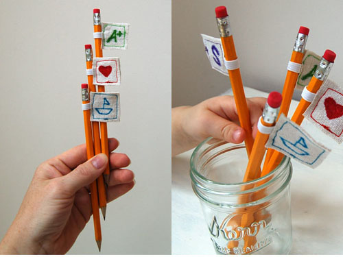 Pencil Flags | Munchkins and Mayhem