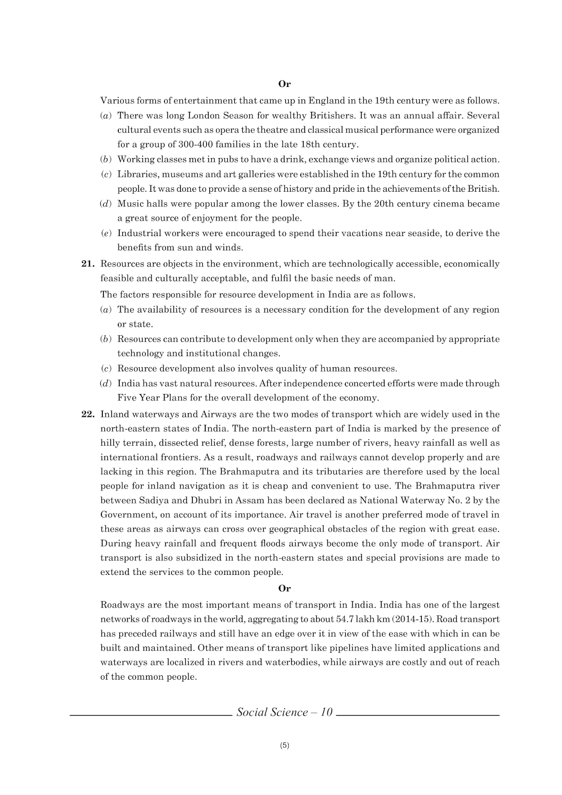 TEST PAPER 1 OF SOCIAL SCIENCE CLASS 10 test-paper-1-of-social-science-class-10