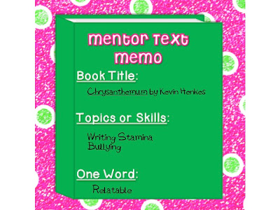 Fourth Grade Flipper: Mentor Text Back to School Theme!