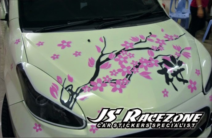 JSR Vehicle Wrap: Myvi Sakura Decal Vinyl Sticker