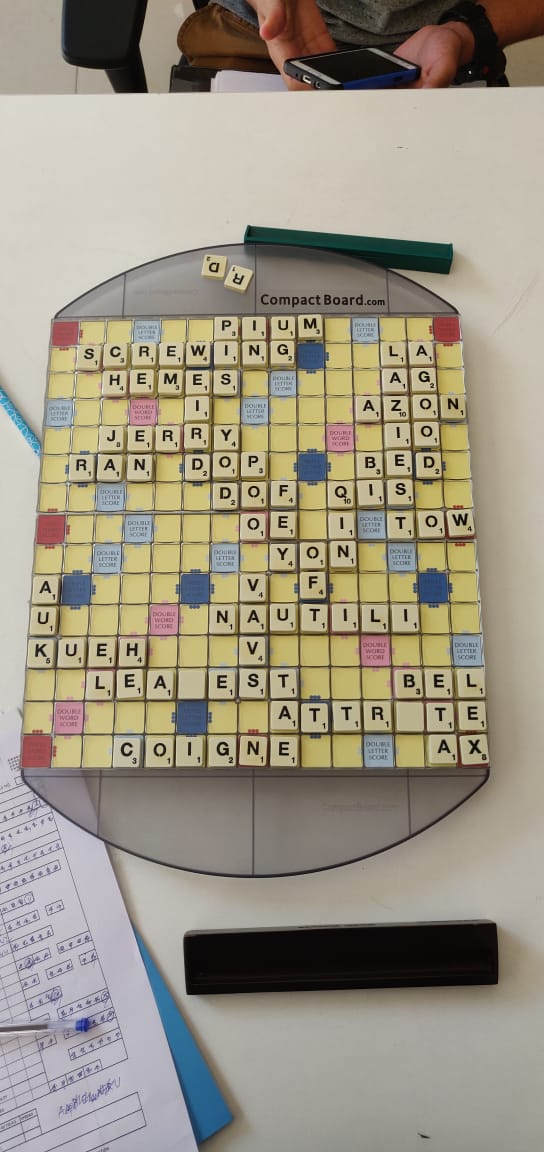 Capgemini International Scrabble Tournament 2019 - Game Boards ...