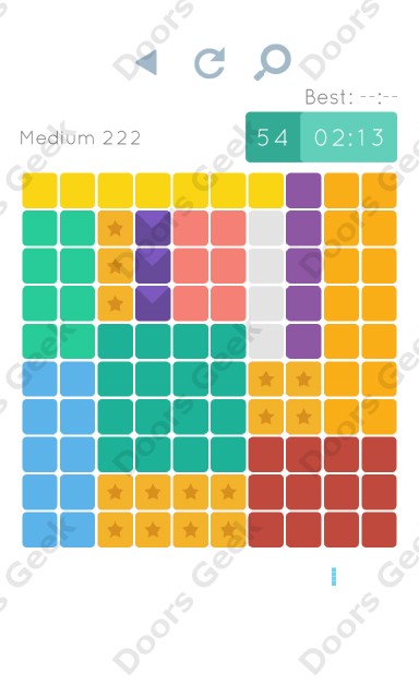 Blocks & Shapes [Medium] Level 222 Solution ~ Doors Geek