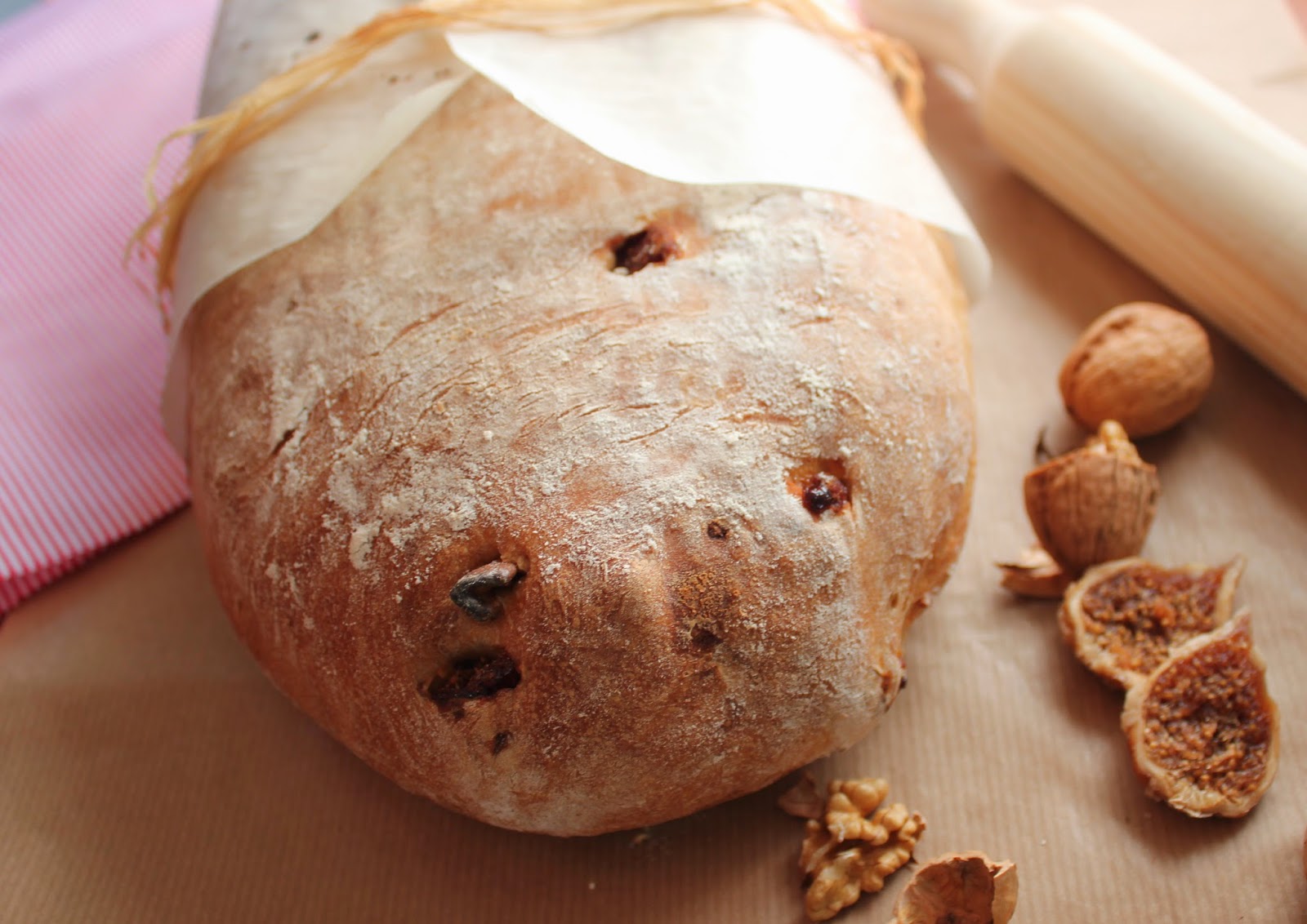 Pan de Higos Secos, Nueces y Miel - Cocinando con las Chachas